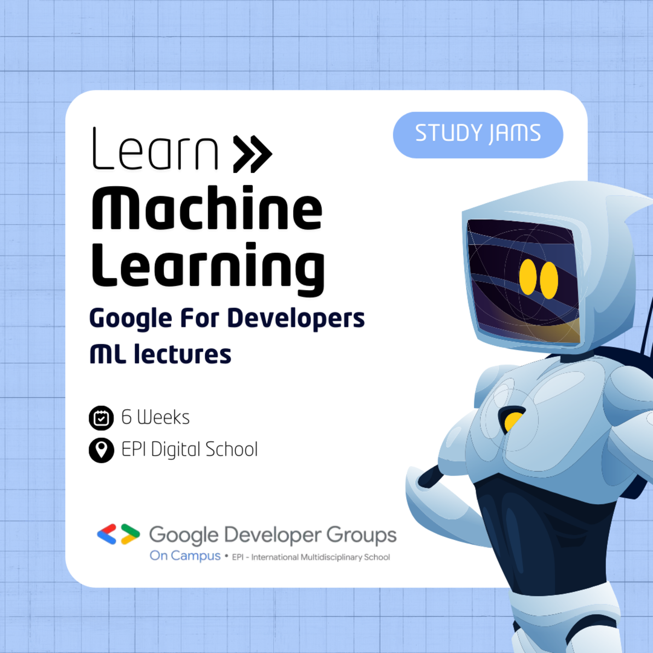 See ML Study Jams: Week 1 - Intro to ML at Google Developer Groups GDG on Campus International ...